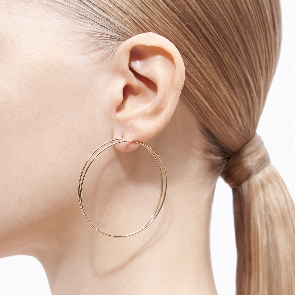 Double Hoop Pierce 50 – Shihara
